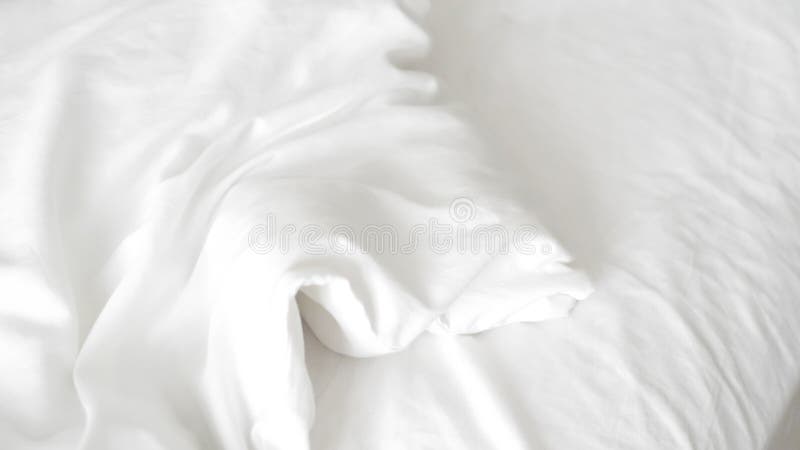 Smooth White Bedsheet Background, Soft Texture, Clean and Minimalist ...