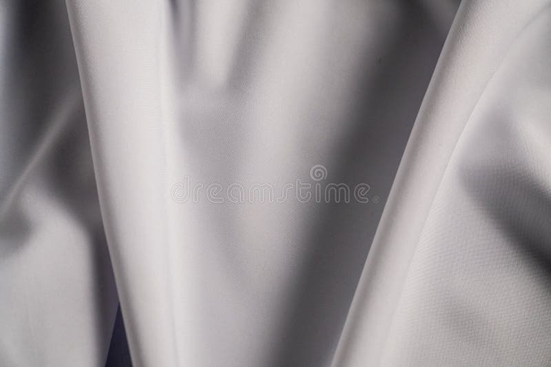 Smooth White Fabric with Elegant Folds Stock Photo - Image of sheet ...