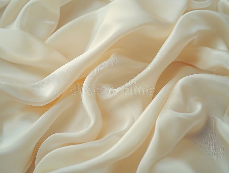 A Smooth White Fabric Spread Out on a Surface with Subtle Texture and ...
