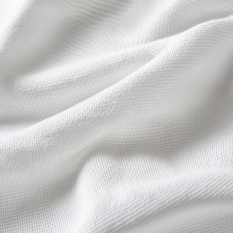 Smooth White Fabric Texture Detailed Pattern Light Shadows Stock Photos ...