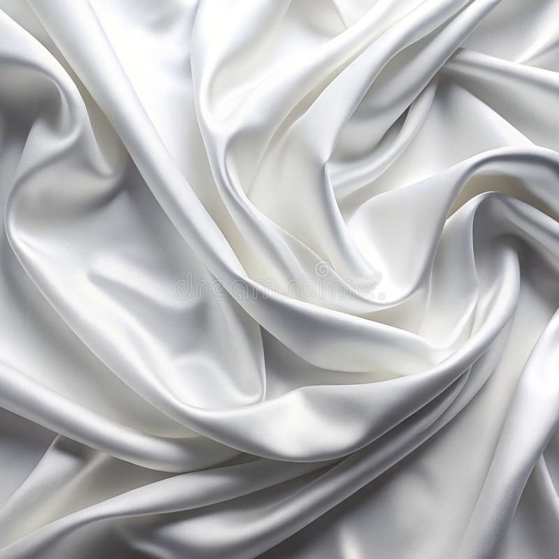 Smooth White Fabric Texture Surface Background Stock Illustration ...