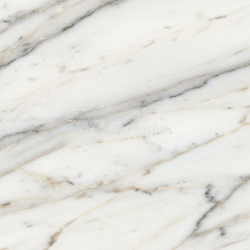 Smooth White Marble Surface Featuring Natural Gray and Light Brown ...