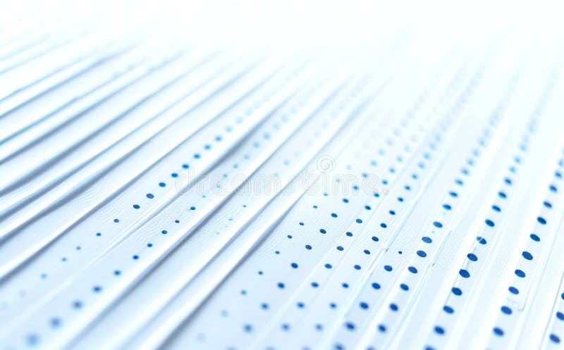 A Smooth White Paper Showcases a Captivating Blue Dot and Stripe ...