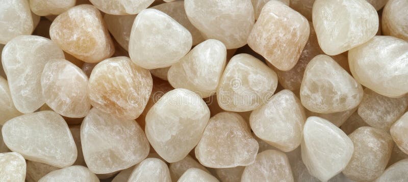 Smooth White Pebbles, Close Up Texture, Natural Materials, Neutral ...