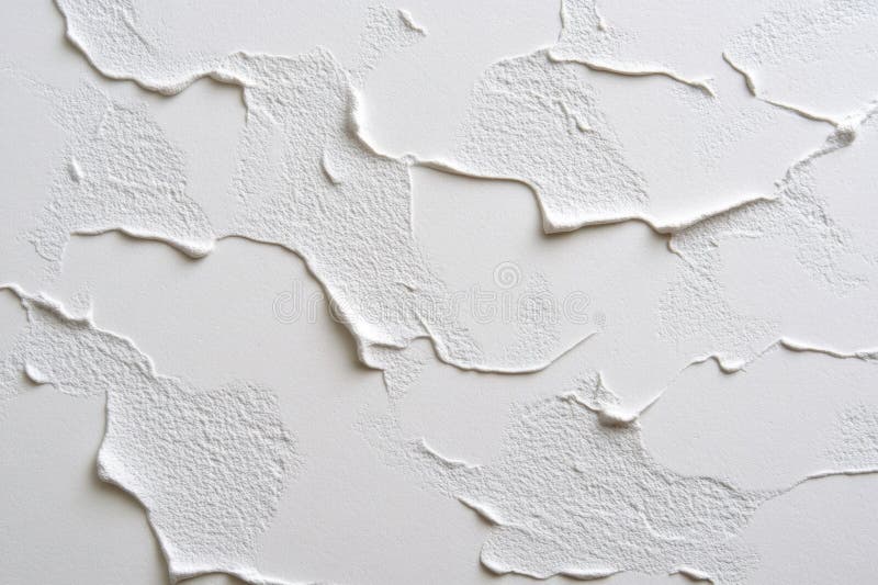 Smooth White Plaster Texture Illuminated with Soft Lighting on a Wall ...