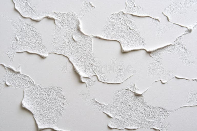 Smooth White Plaster Texture Illuminated with Soft Lighting on a Wall ...