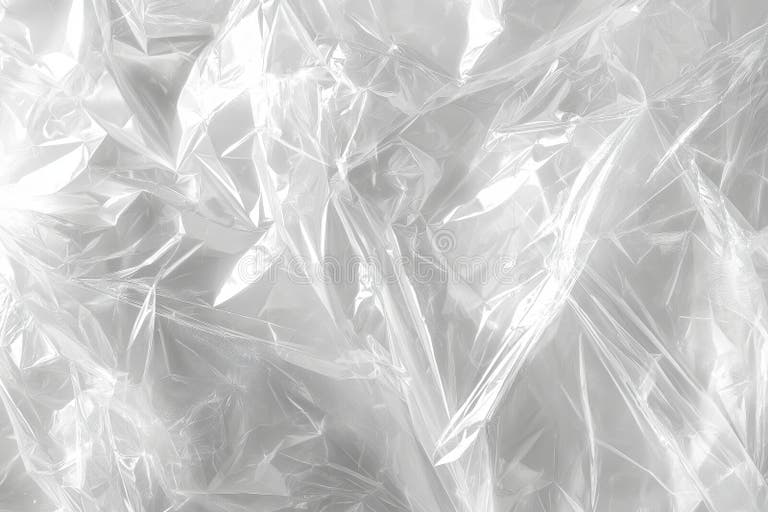 Smooth White Plastic Film Wrap Texture with Soft Lighting Creates a ...