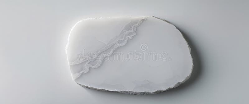 Smooth White Quartz Slab with Uniform Bright Surface and Slight ...