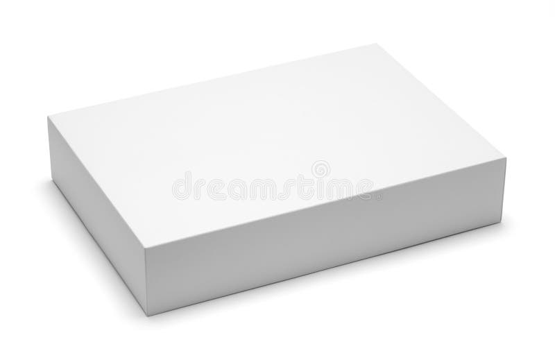Smooth White Rectangle Box stock image. Image of smooth - 292047949