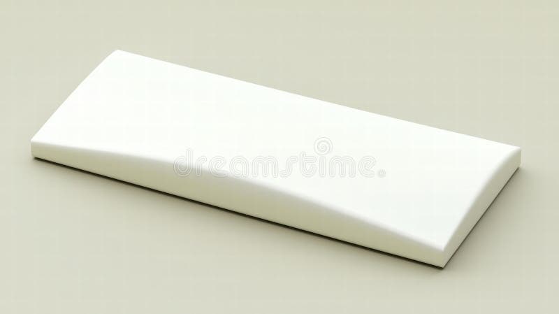 Smooth White Rectangle Design Element for Modern Backgrounds Stock ...