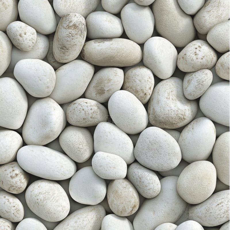 Smooth White River Stones Background Subtle Textures Stock Photos ...