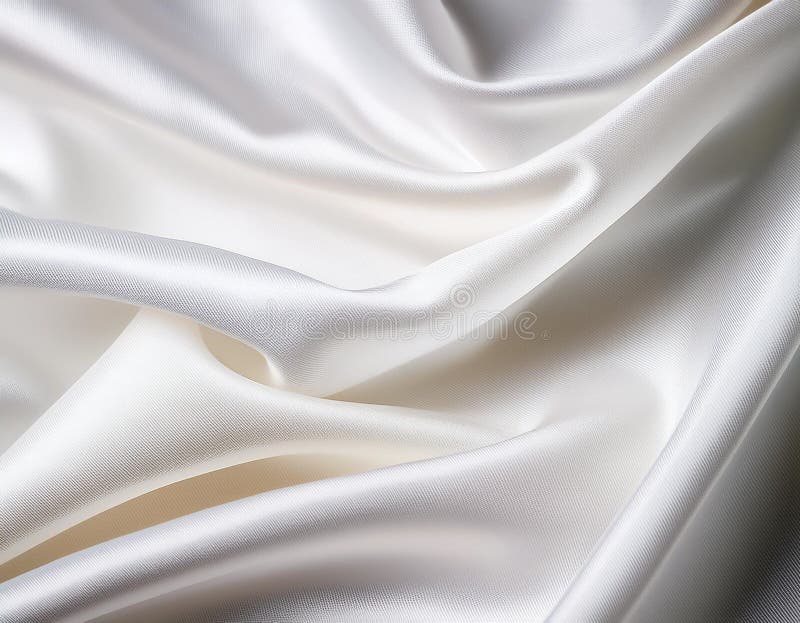 Smooth White Silk Texture Background with Gentle Light Reflections ...