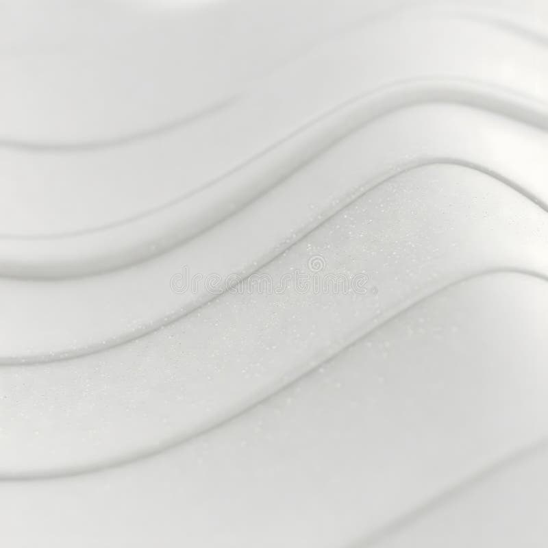 Smooth White Undulating Surfaces Create a Modern, Flowing Texture ...