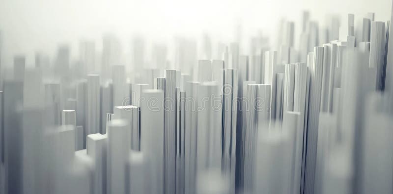 Smooth White Wave-shaped Lines Create a Geometrical Pattern that Forms ...