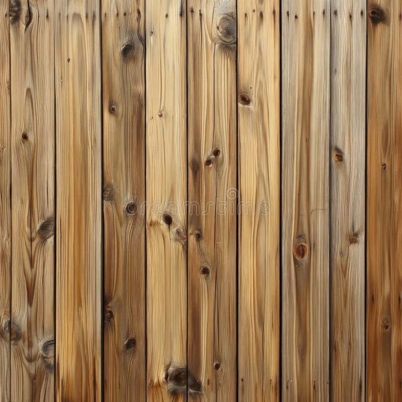 Smooth Wooden Fence Planks Displaying Natural Rustic Texture and Grain ...