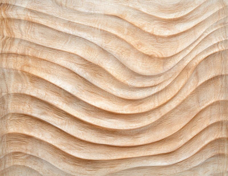 Smooth Wooden Texture with Wavy Patterns Stock Illustration ...