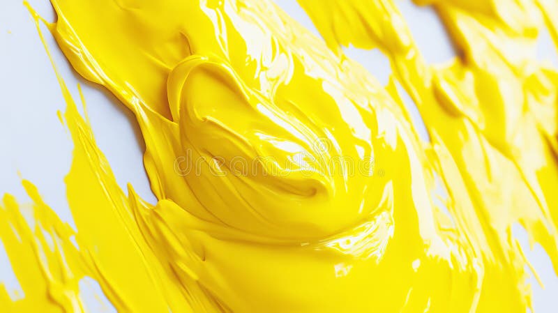 A Smooth Yellow Texture Isolated on a White Background is Available for ...