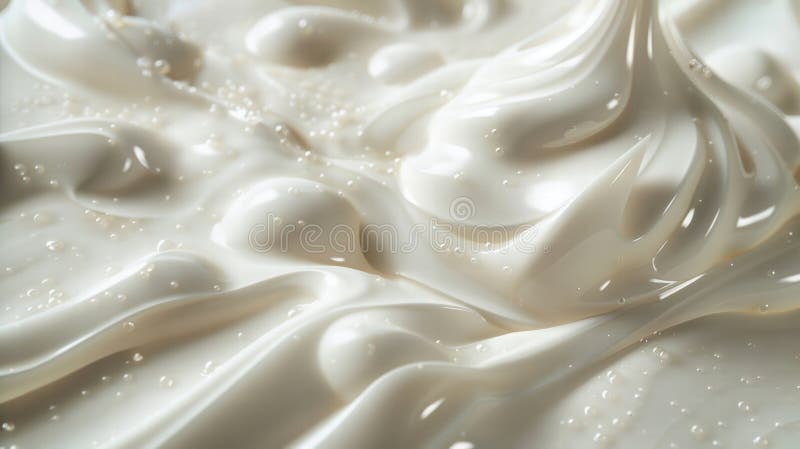 Smooth Yogurt Background with a Creamy Texture and Soft Natural Light ...