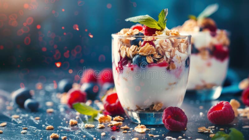 Smooth Yogurt with Probiotics in a White Creamy Background, Fresh and ...