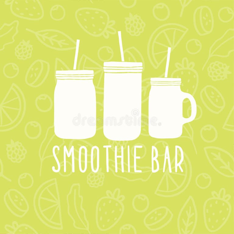 Fruit Smoothie Bar Logo Stock Illustrations – 1,247 Fruit Smoothie Bar ...