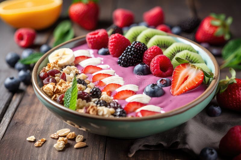 Granola Toppings Stock Illustrations – 828 Granola Toppings Stock ...