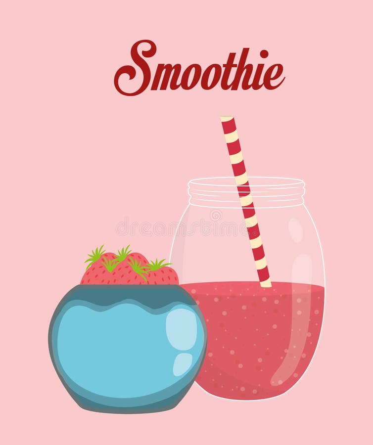 Smoothie design stock vector. Illustration of freshness - 59045416