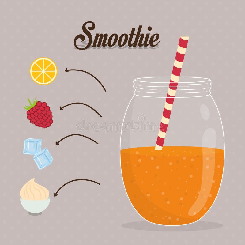 Smoothie design stock vector. Illustration of freshness - 59045416