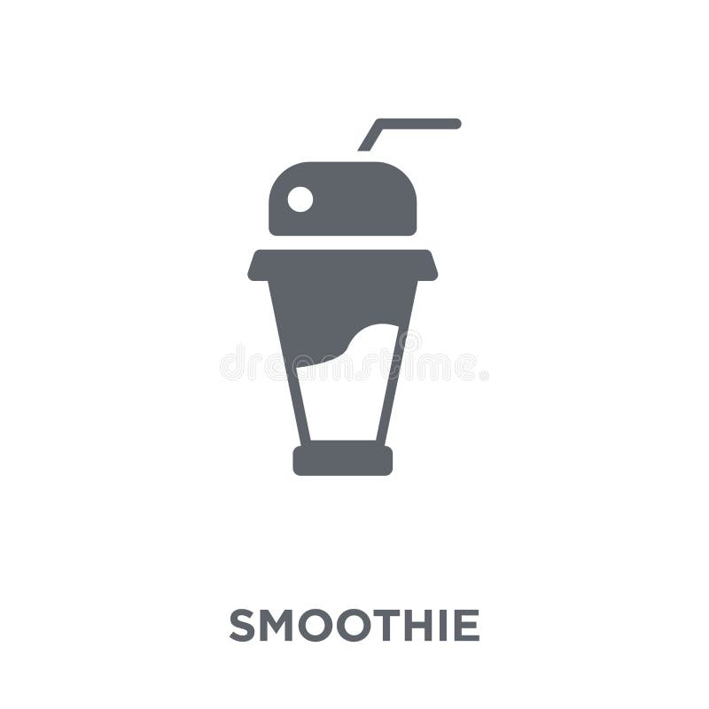 Smoothie Icon On White Background. Simple Element Illustration From ...