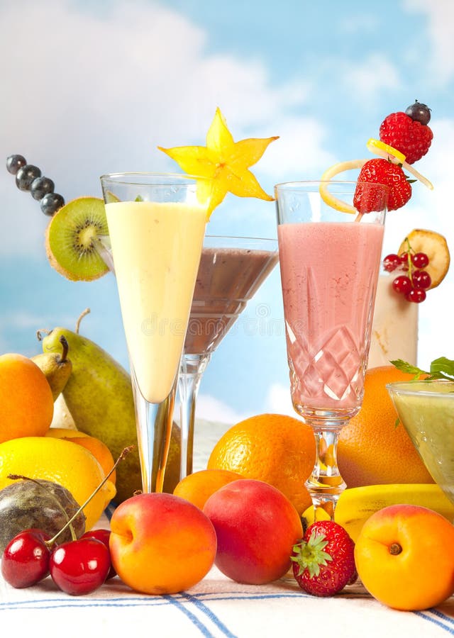 Smoothie party stock photo. Image of blue, glasses, juicy - 31620306