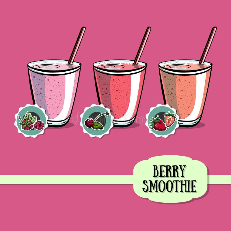 Pink Smoothies Stock Illustrations – 2,887 Pink Smoothies Stock ...