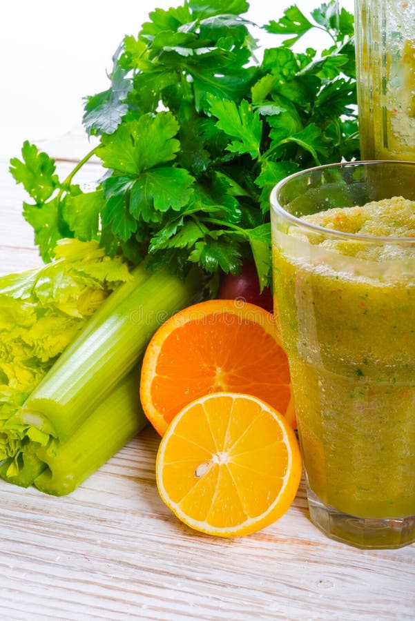 Smoothie vegetables stock image. Image of celery, delicious - 38699089