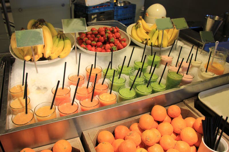 Smoothies on ice stock image. Image of breakfast, milkshake - 57640649