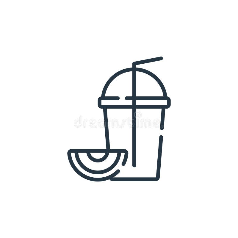 Smoothies Icon in Filled, Thin Line, Outline and Stroke Style. Vector ...
