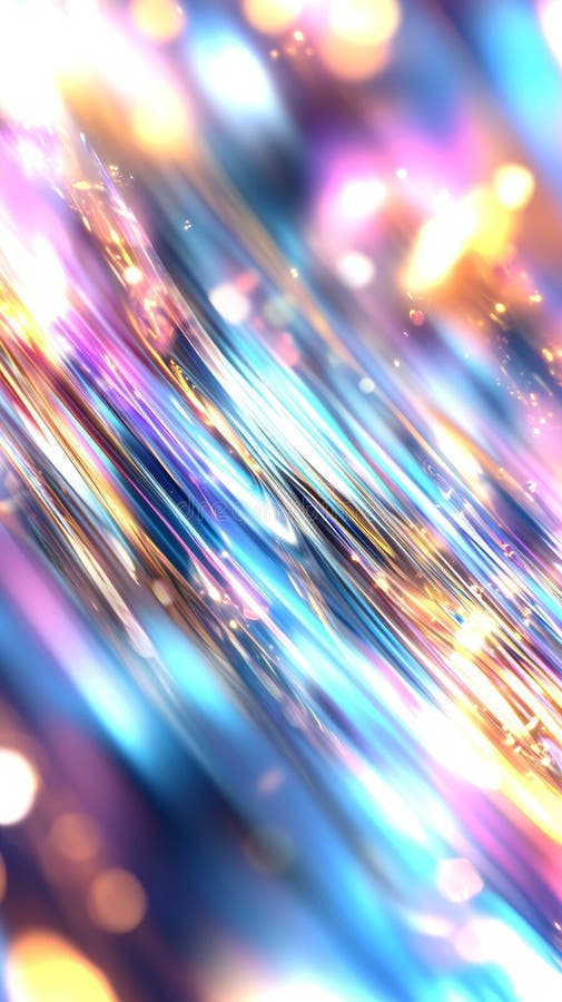 Smoothly Flowing Futuristic Holographic Gradients Creating a Vibrant ...