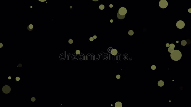 Smoothly Moving Circles on a Black Background Stock Video - Video of ...