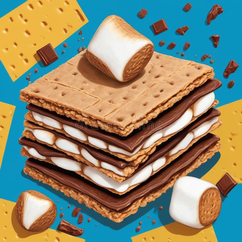 stock illustration. Illustration of cracker, roast - 329664873