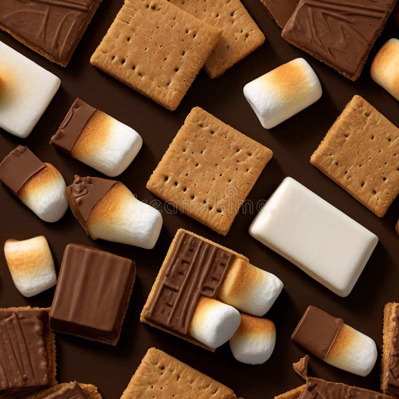 National S’mores Day. Smore (Graham Cracker, Chocolate, Roasted ...