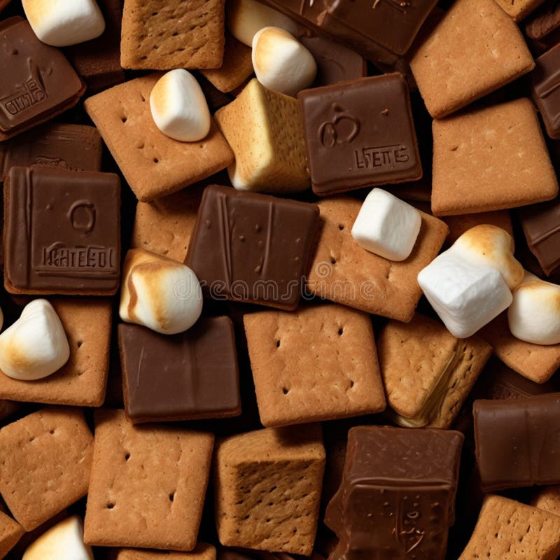 National S’mores Day. Smore (Graham Cracker, Chocolate, Roasted ...