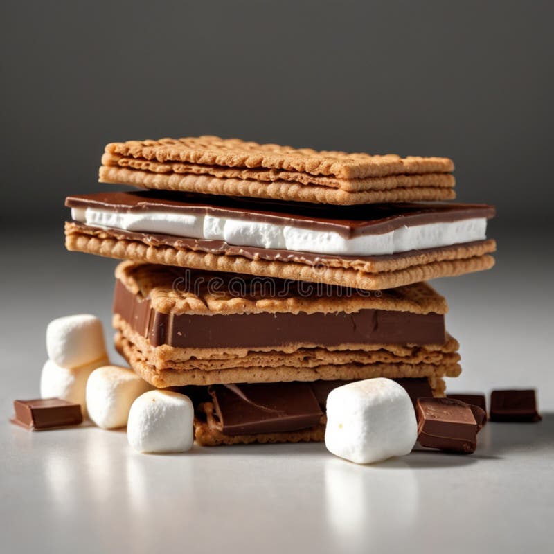 National S’mores Day. Smore (Graham Cracker, Chocolate, Roasted ...