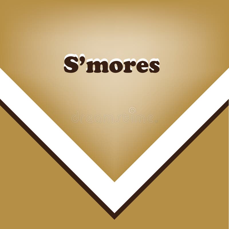Smore poster stock vector. Illustration of poster, sandwiched - 286820595