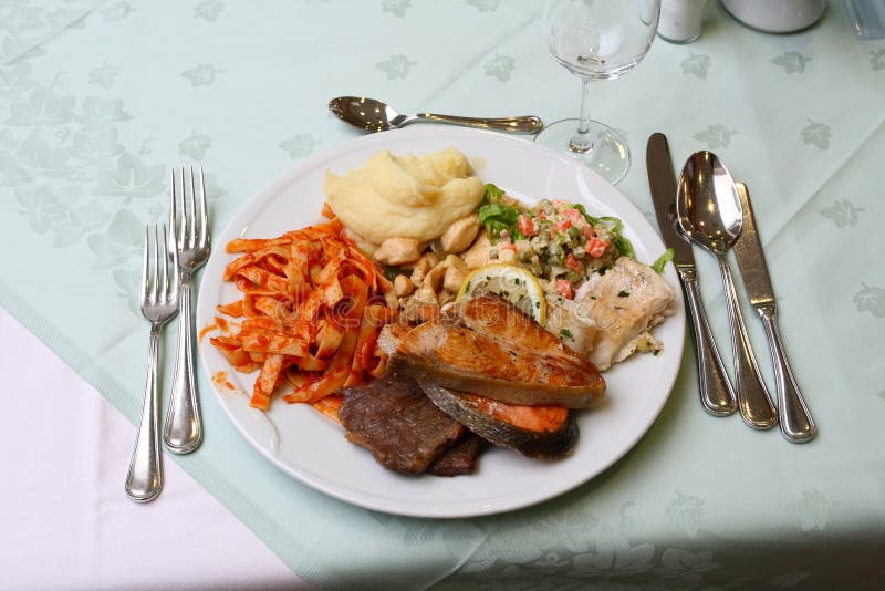 Smorgasbord dinner stock photo. Image of dinner, greek - 9786774