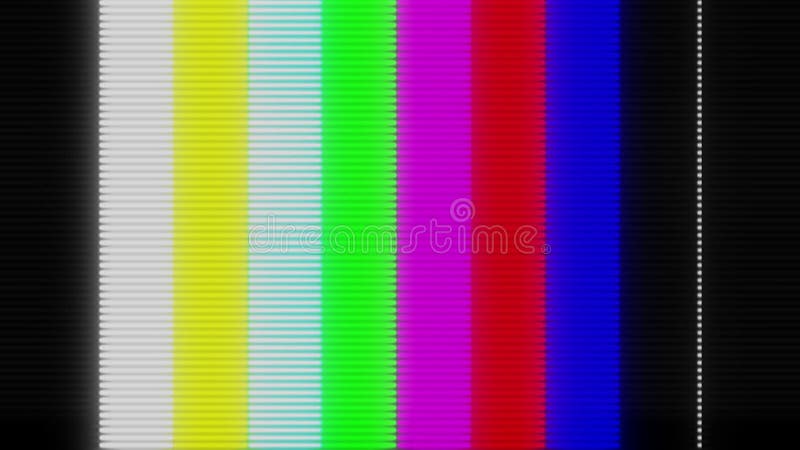 SMPTE Television Color Test Calibration Bars Stock Video - Video of ...