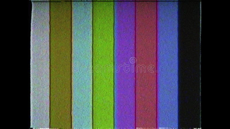 Old Tv Test Signal Sight Background Loop Stock Footage - Video of ...