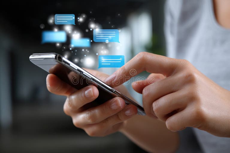 Sms Content Exchange Process, Signal Format Channel, Communication ...