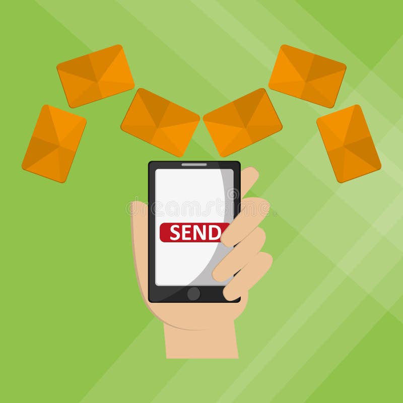 SMS Icon Design, Vector Illustration Stock Vector - Illustration of ...