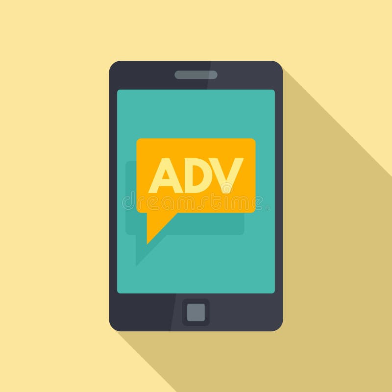 Sms phone icon, flat style stock vector. Illustration of graphics ...