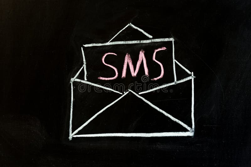 SMS, Short Messaging Service Stock Photo - Image of communicate ...
