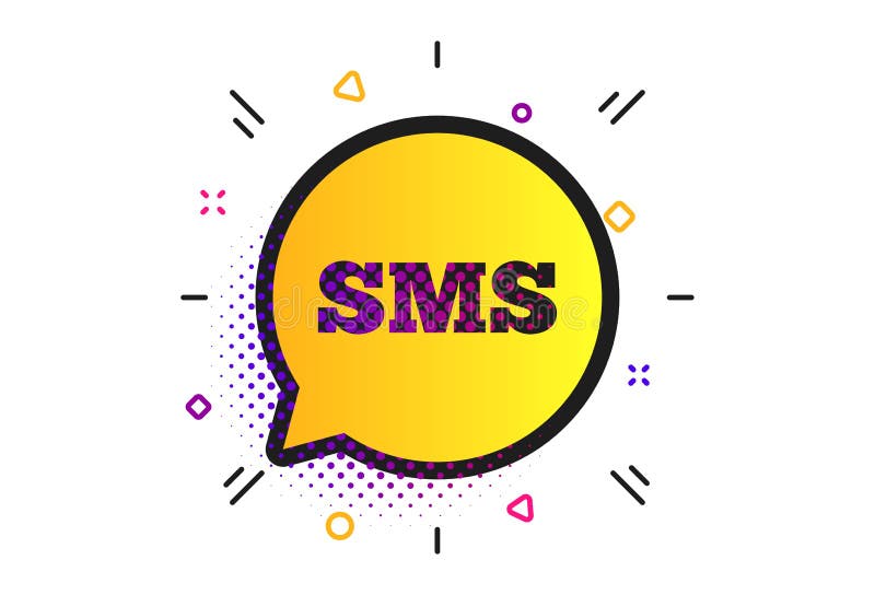 SMS Speech Bubble Icon. Information Symbol. Vector Stock Vector ...
