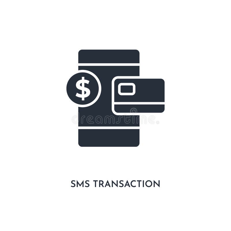 Sms Transaction Icon. Simple Element Illustration. Isolated Trendy ...