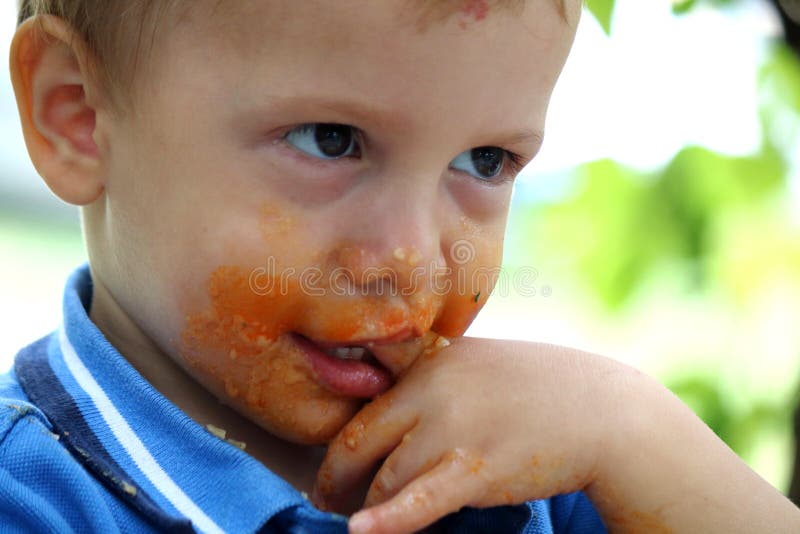 Smudged boy with clip left stock image. Image of clip - 77781325